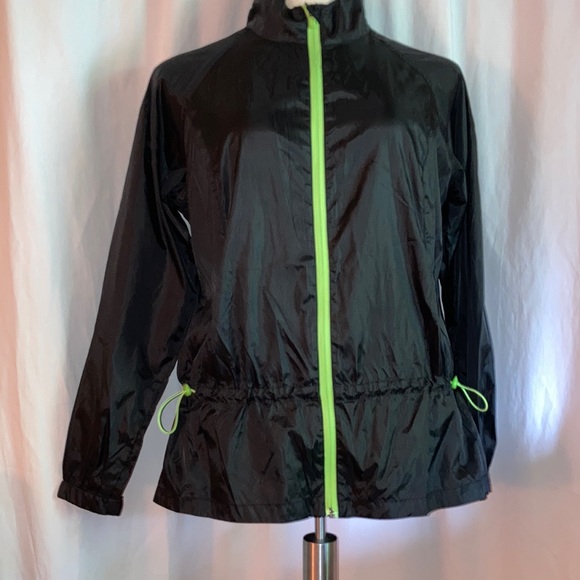 exertek | Jackets & Coats | Exertek Black Wind Beaker With Neon Accents ...